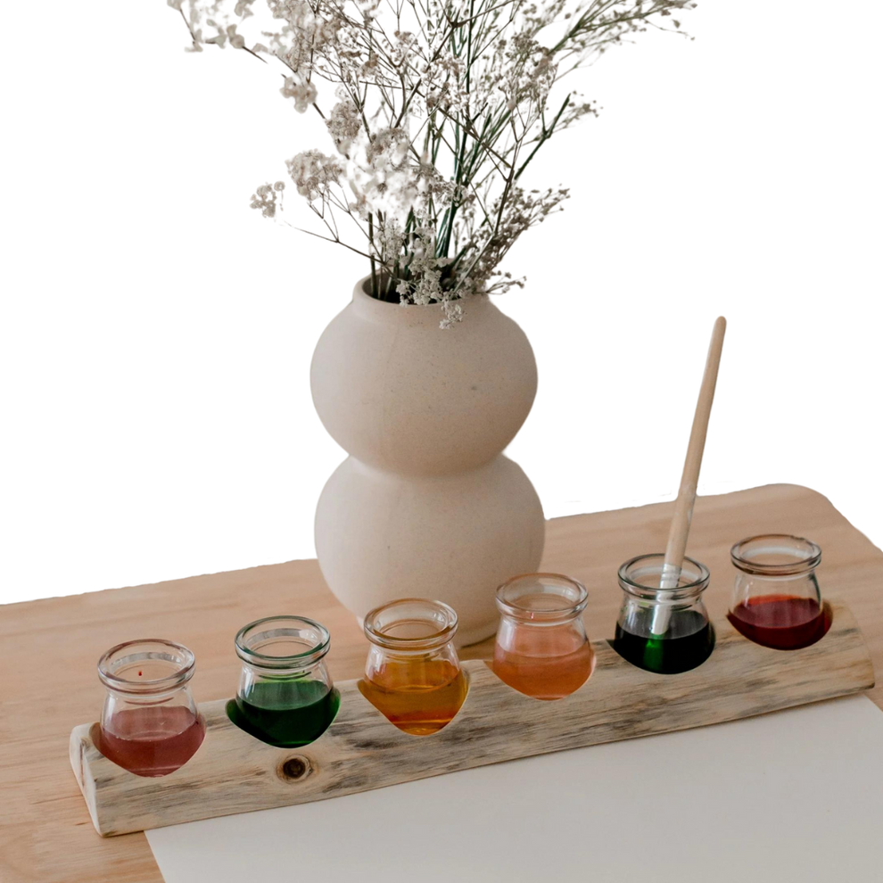 Wooden Paint Pot Holder – Playful Eco