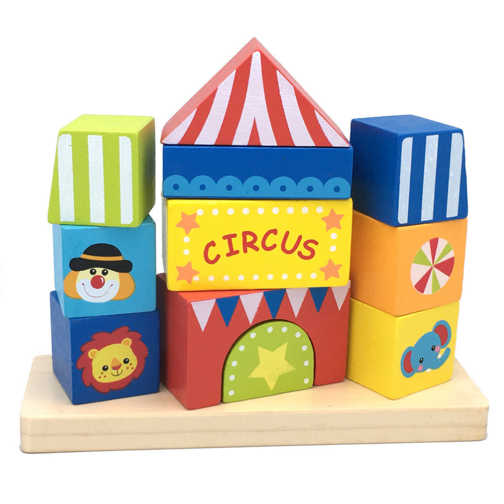 Circus Block Tower – Playful Eco
