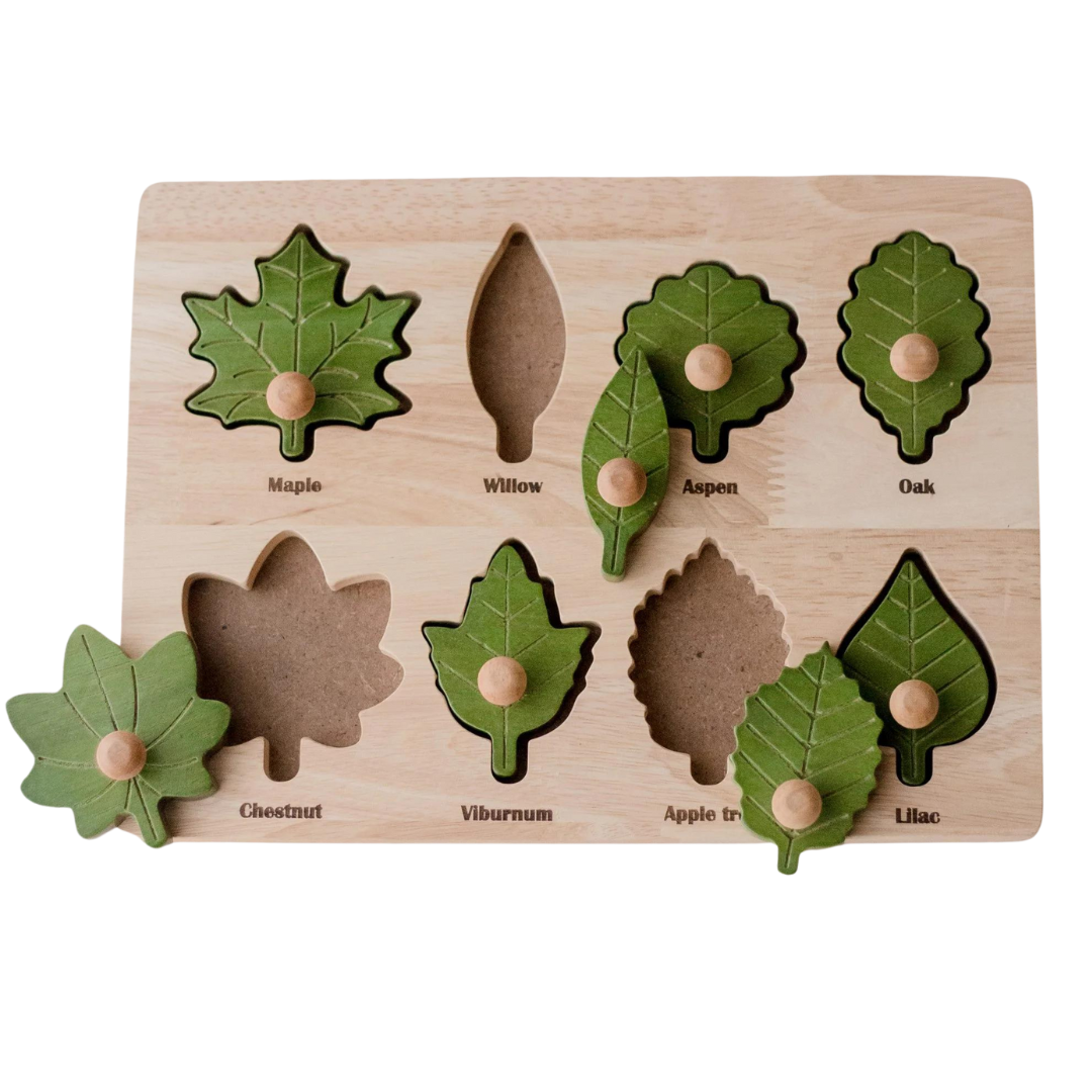 Montessori Leaf Puzzle – Playful Eco