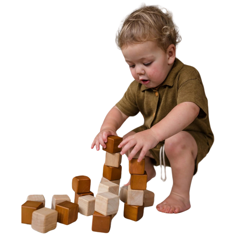 My First Block Set (Natural) – Playful Eco