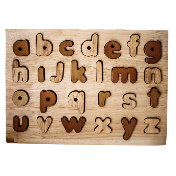Natural Lowercase Puzzle – Playful Eco