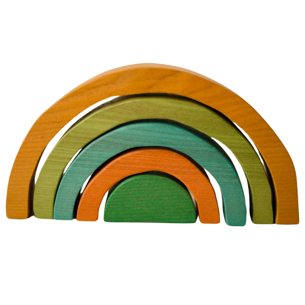 Large Coloured Rainbow Blocks – Playful Eco
